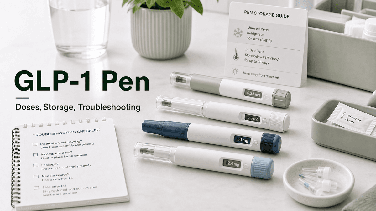 GLP-1 Pen Guide: Wegovy FlexTouch, Ozempic, Zepbound KwikPen, Mounjaro ...